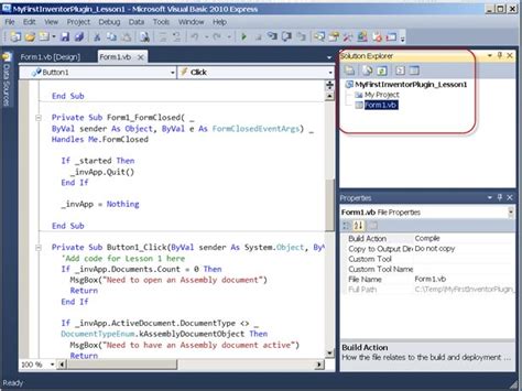 My First Plug In Inventor Api Net 开发从0开始 课程2myfirstinventorplugin