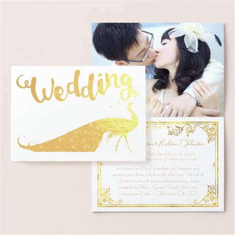 Peacock Feather Wedding Invitations Uk