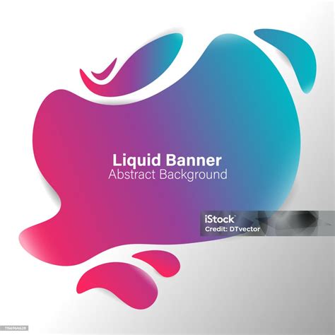 現代五顏六色的液體載體背景用於徽標橫幅web 或列印設計的抽象流體漸變形狀向量圖形及更多創作性圖片 創作性 幾何圖形 形狀 Istock