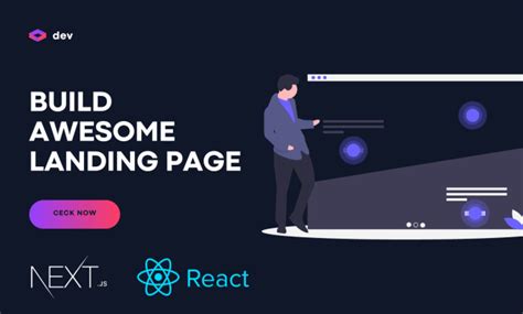 build a responsive landing page using react js or next js by said web3