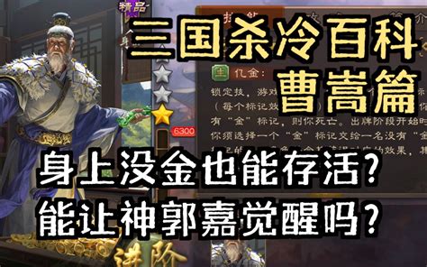 三国杀冷百科关于曹嵩的所有冷知识一定有你不知道的深度剖析技能机制 哔哩哔哩