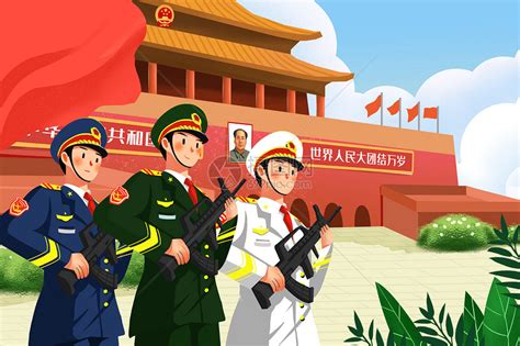 卡通小清新建党节热爱祖国插画插画图片下载 正版图片401758221 摄图网