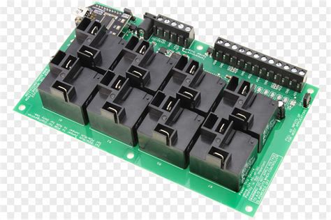Base Station Controller Microcontroller Transistor Relay Electronic Circuit Electronics Png