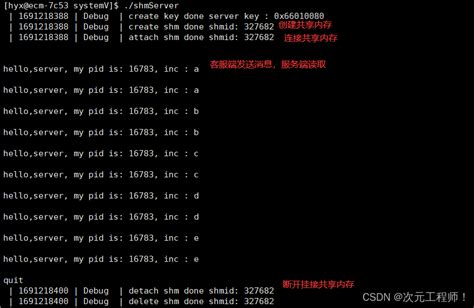 【linux】进程间通信——system v共享内存 共享内存分离后还能访问地址吗 csdn博客