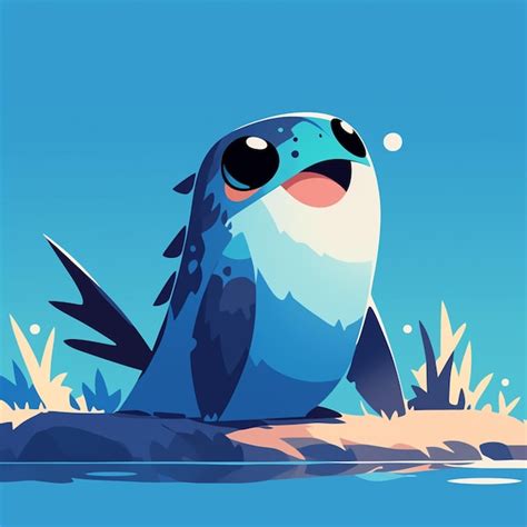 Premium Vector Mudskipper Walking On Land