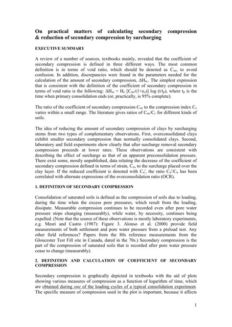 1 Definition Of Secondary Compression