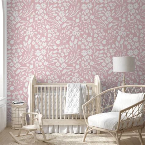 pretty wildflowers custom background color wallpaper zazzle