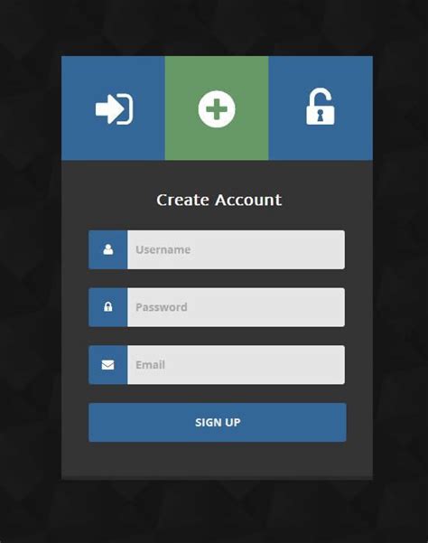 Elegant HTML CSS Login Form Templates WebDesignBoom