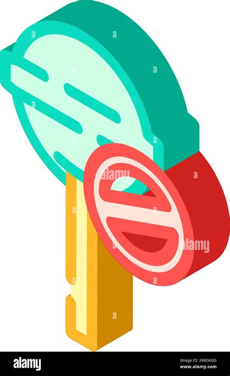 Wrong Answer Isometric Icon Vector Illustration Stock Vector Image