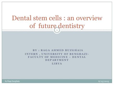 Dental Stem Cells