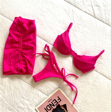 Biquíni Aline Pimenta Rosa Loja Água De Praia