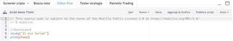Cosa è Pine Script Trading
