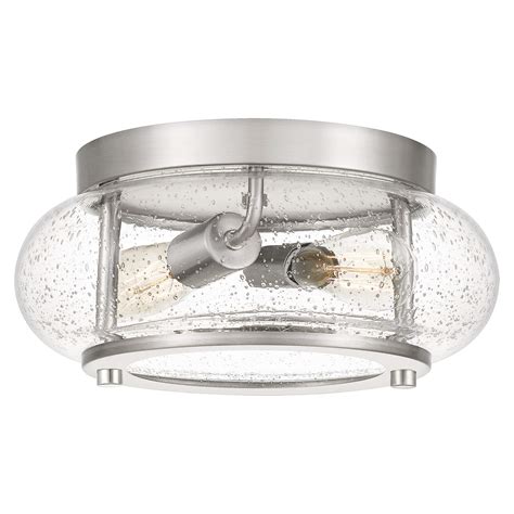 Quoizel Trilogy Flush Mount Ceiling Light Fixture 12 Inch 2 Light