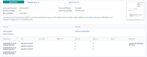 Why Dont I See Legal Descriptions In Mecosta Card View Govos Cloud