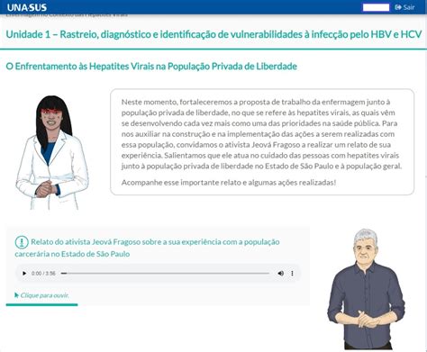 Curso Sobre Hepatites Virais Produzido Pelo Ministério Da Saúde Grupo