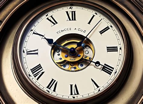 Premium Ai Image Antique Clock