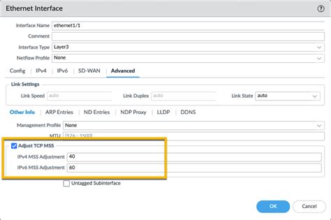 Tcp Mss Adjustments Palo Alto Networks