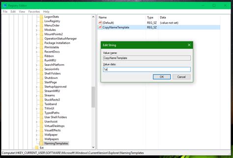 Change The Copied File Name Template In Windows
