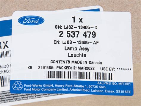 Lampa Tylna Lewa ZewnĘtrzna Mustang Mach E 21 2626088 Lj8b 13405