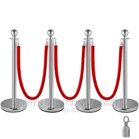 Queue Post Stand Barrier Crowd Control Stanchion Silver In Port Harcourt Safety Equipment