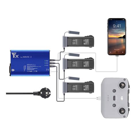 Зарядное устройство Sunnylife для аккумуляторов DJI Mavic 3 - купить в ...