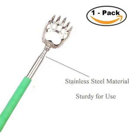 Stainless Steel Extendable Itching Stick Back Massager And Scratcher With