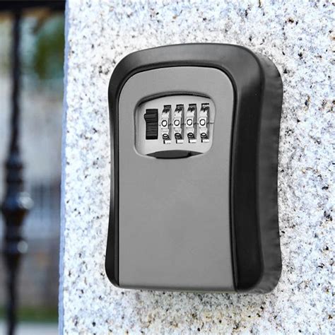 Wall Mounted High Security Steel Storage 4 Digit Key Box With