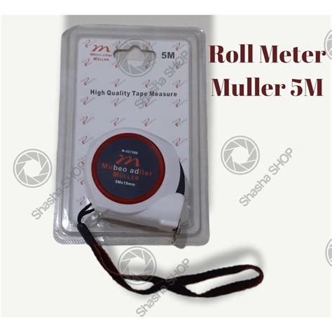 Jual Meteran Roll Meter Muller 5 Meter Shopee Indonesia