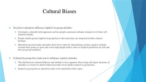 Implicit And Explicit Attitudes Presentation