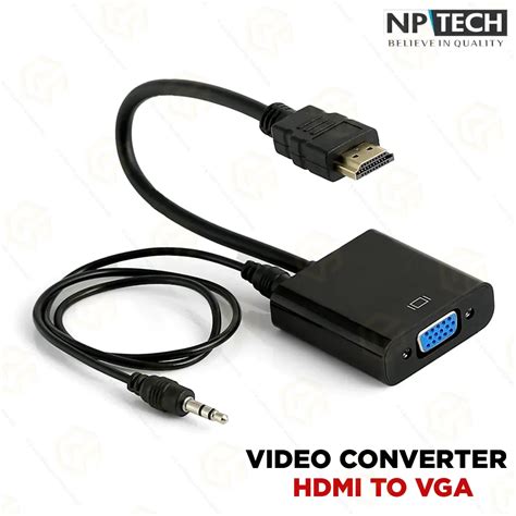 Nptech Hdmi To Vga With Audio