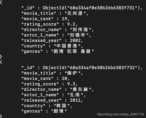 9 爬虫与数据库—mongodb 爬虫存入mongodb csdn博客