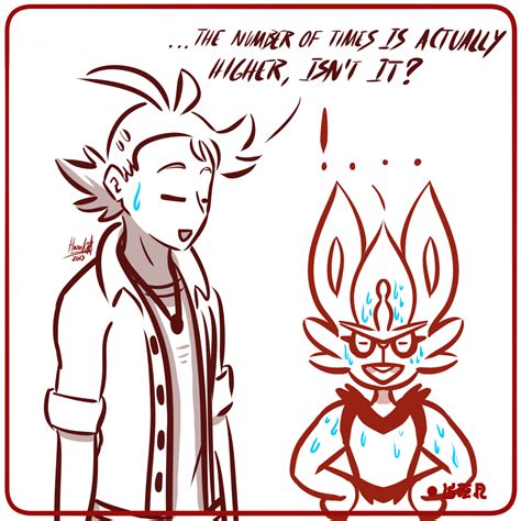 I Draw Things · My Question Is For Goh And Cinderace Has