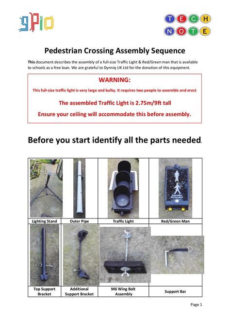 Pedestrian Crossing Assembly Sequence Gpio Box Page Flip