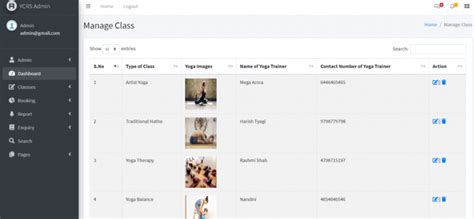 Free Download Yoga Classes Registration System Project In Php With