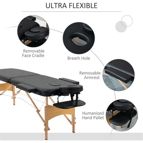 Portable Massage Bed Folding Spa Beauty Massage Table