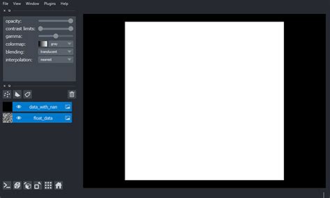 images including nan pixels cannot be displayed in napari · issue 1310