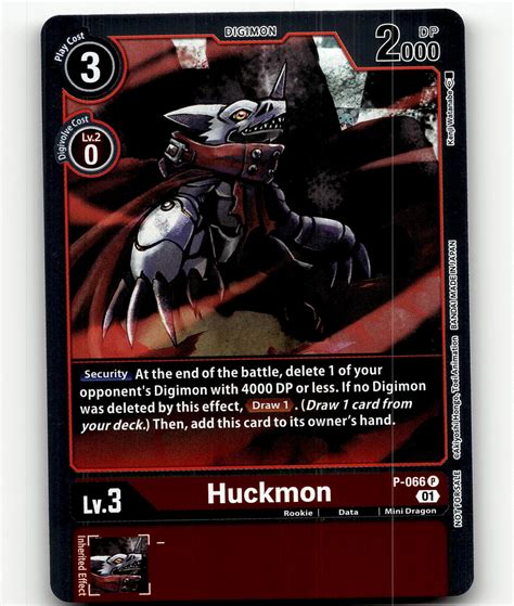 Digimon Huckmon Across Time P 066 P Ebay