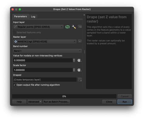 How To Set Z Value From A Raster Using Qgis Free Gis Tutorial