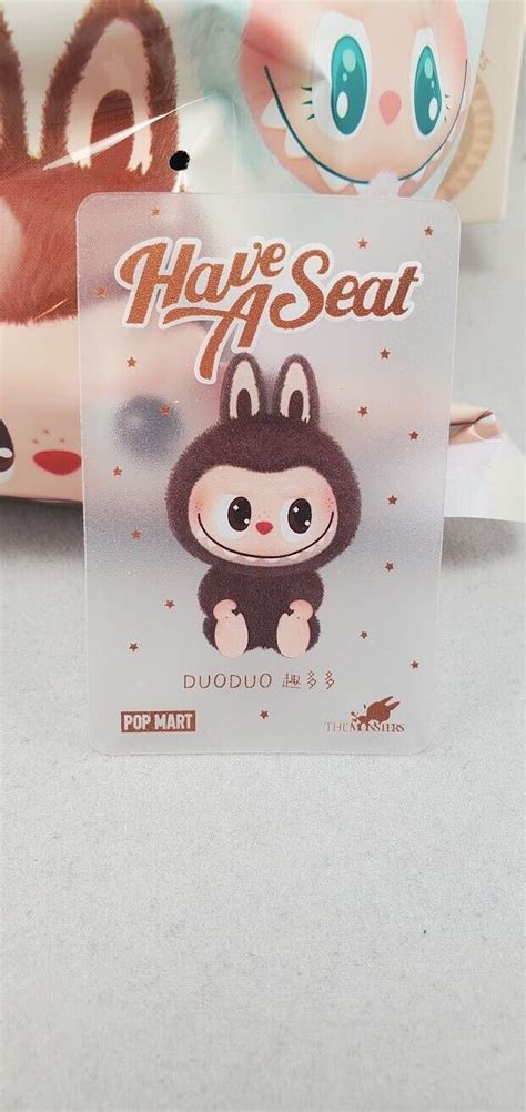 Pop Mart Labubu The Monsters Have A Seat Keychain Duoduo Secret 172 Us