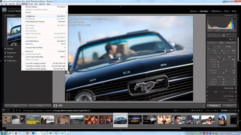 Copy And Paste Develop Settings Lightroom 3 Video Tutorial Web