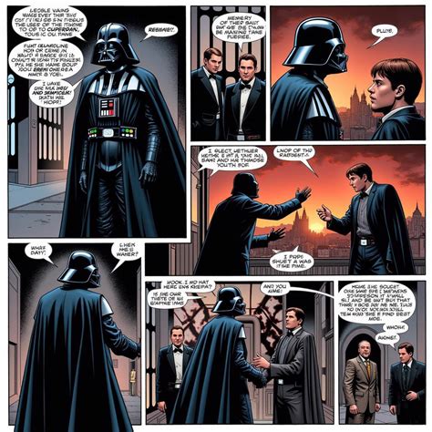 Darth Vader Comic Art A Dark Lords Visual Legacy Online Art Workshops