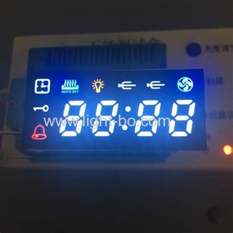 Custom Design Ultra Red And Ultra White 8 Digit 7 Segment Led Display For Multifunction Oven Timer