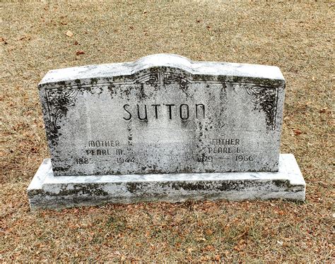 Pearl Leroy Sutton 1879 1966 Find A Grave äreminne