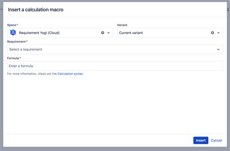Calculation Macro