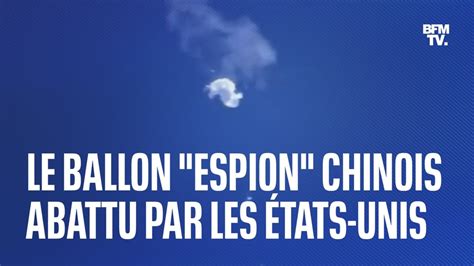 Le Ballon Espion Chinois Abattu Par Larmée Américaine