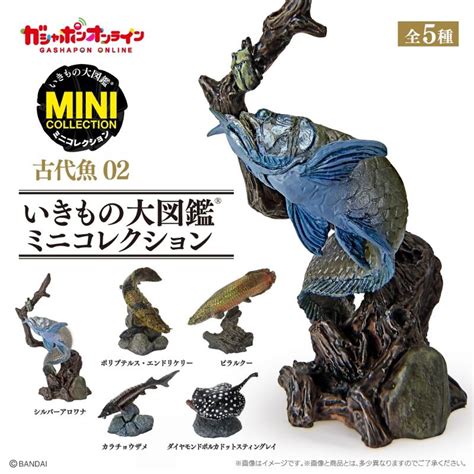Bandai 萬代 生物大圖鑑mini 迷你系列 古代魚02 環保扭蛋 售大全套共5隻 露天市集 全台最大的網路購物市集