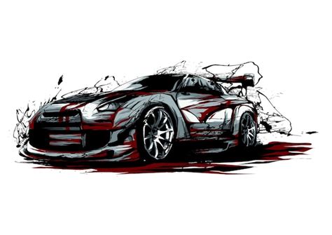 Coche Vector Premium