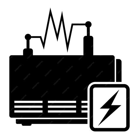 Premium Vector Diesel Generator Logo Icon Symbolillustration Design
