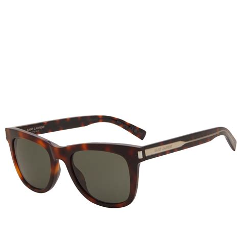 Saint Laurent Saint Laurent Naked Wire Sunglasses In Brown Lyst UK
