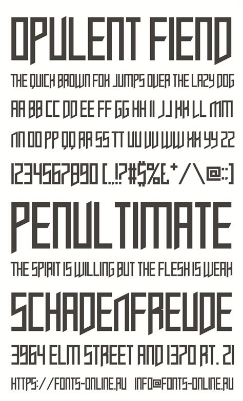 Opulent Fiend Font